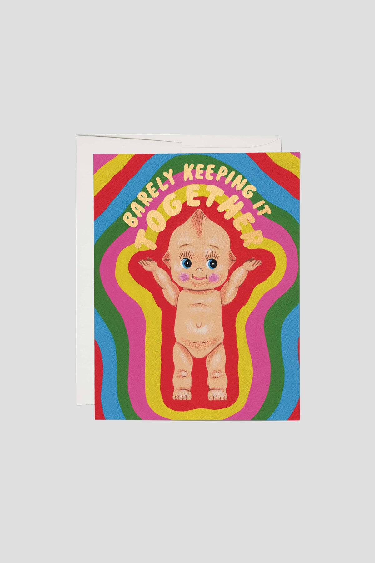 Red Cap Kewpie Doll Card – Drama Club